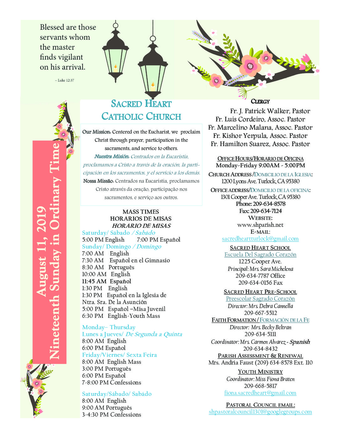 Bulletins | Sacred Heart Catholic Church